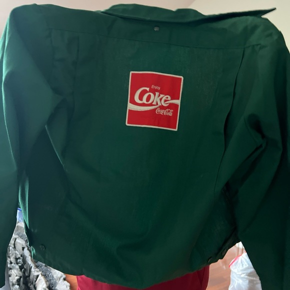 Coca Cola | Jackets & Coats | Vintage Cocacola Green Jacket | Poshmark